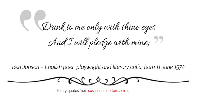 Ben Jonson – English poet, playwright and literary critic, born 11 June ...