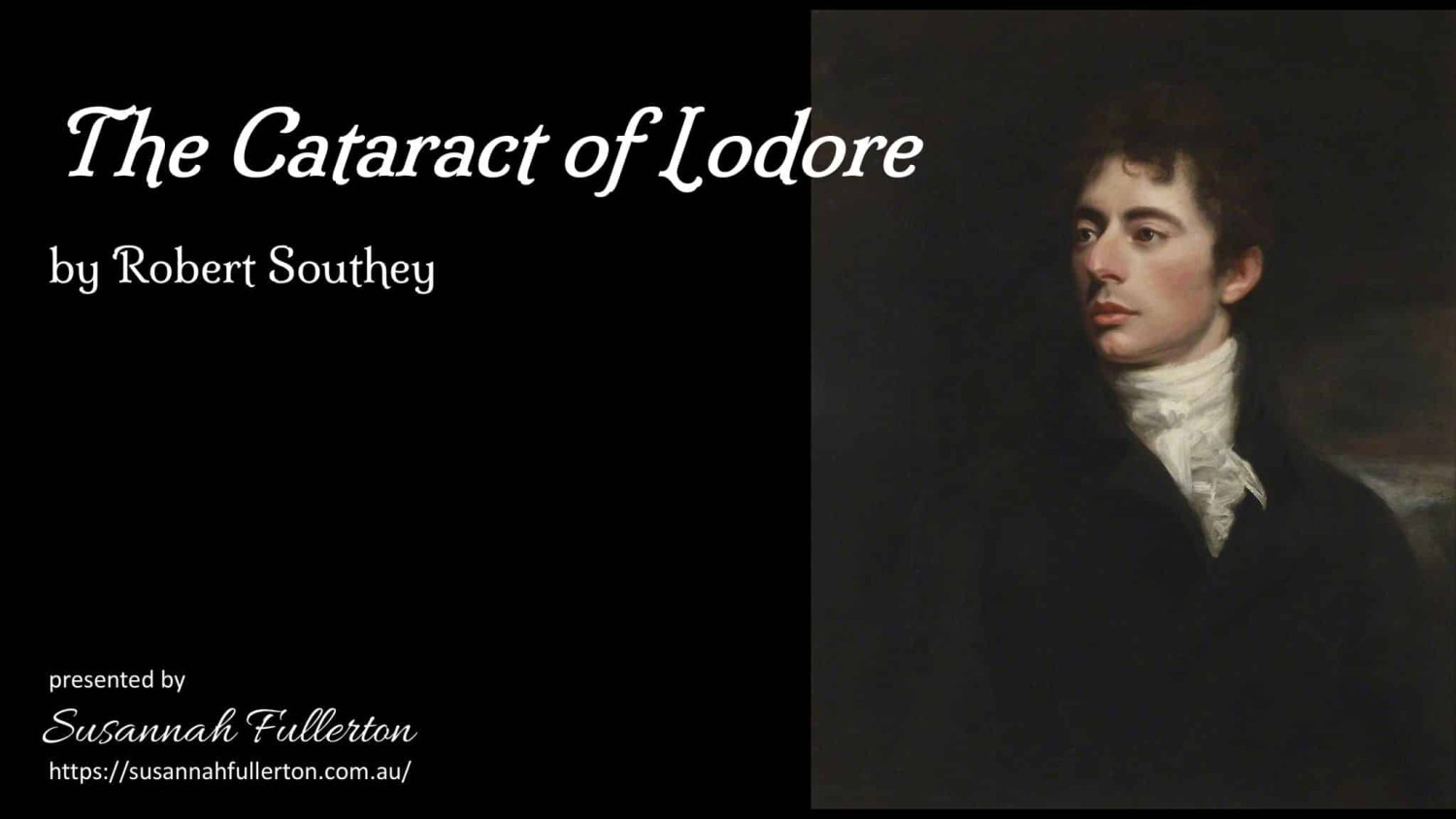 The Cataract of Lodore - Susannah Fullerton