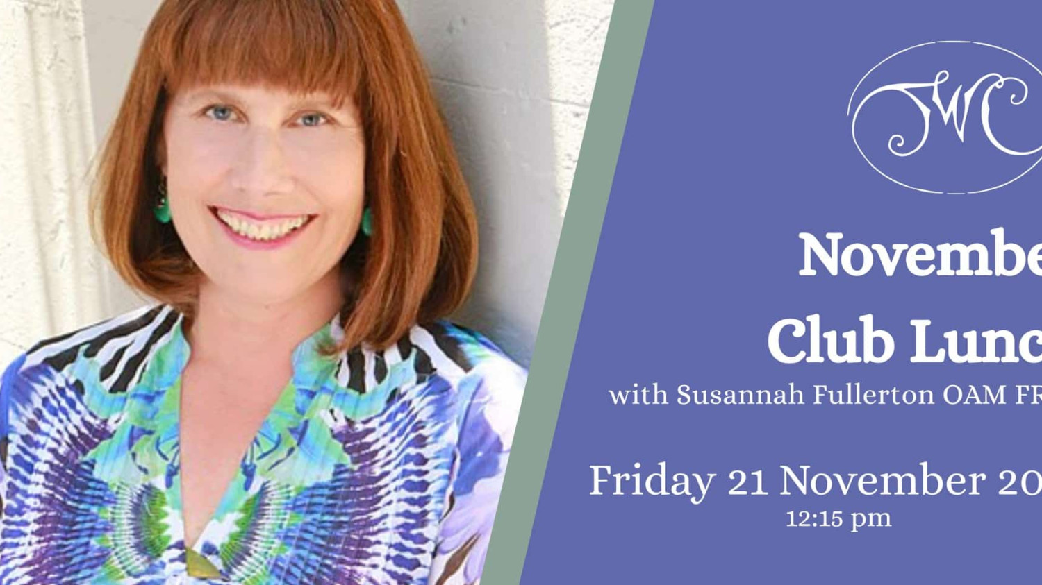 SYDNEY: Literary Lunch - Susannah Fullerton
